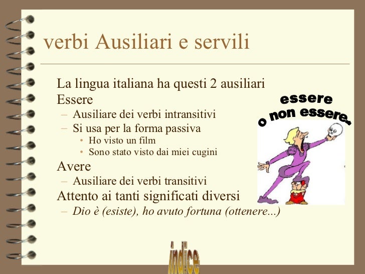 Grammatica - Morfologia del Verbo