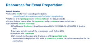 Gr 10 English IGCSE Syllabus Overview and Exam Notes (1).pdf