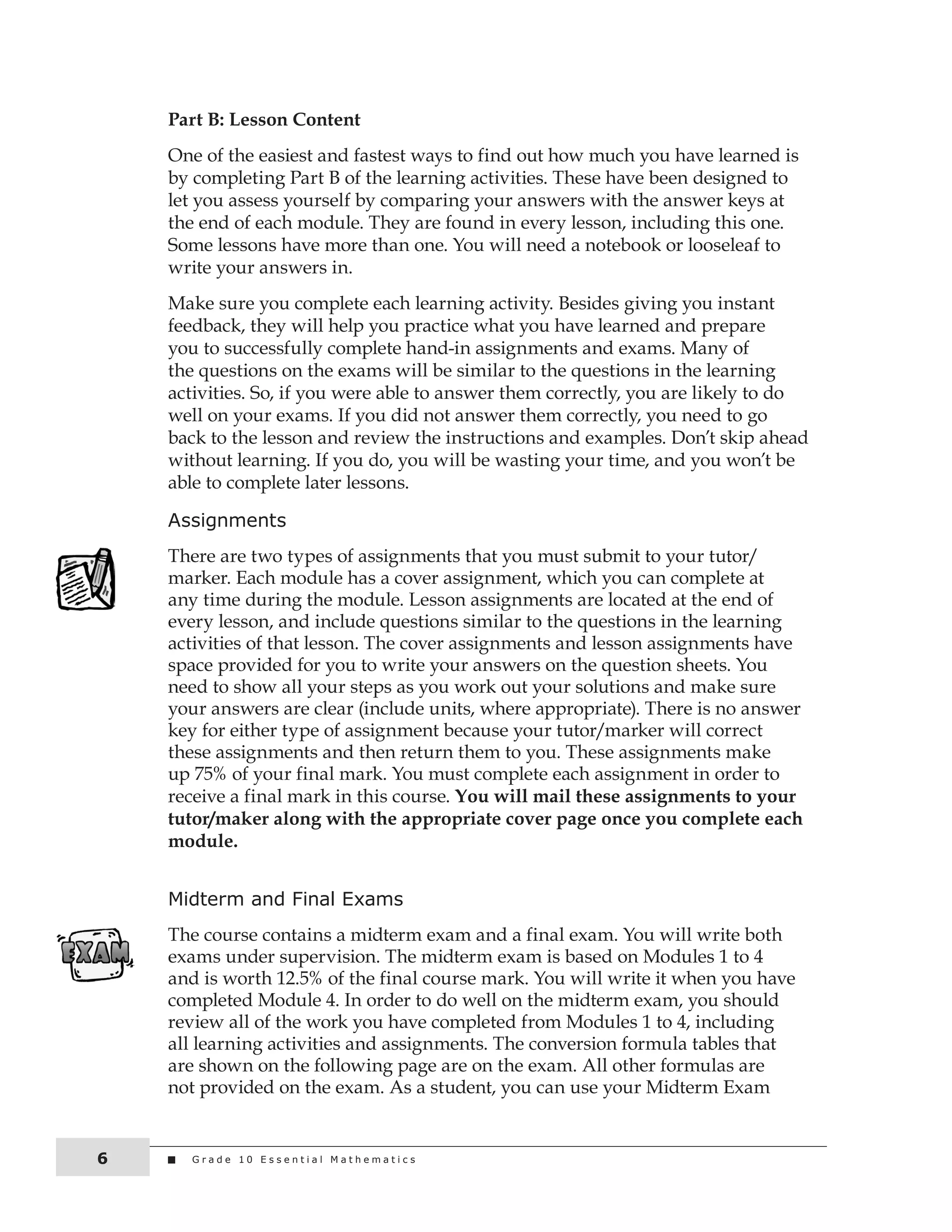 Grade 10 essential math | PDF