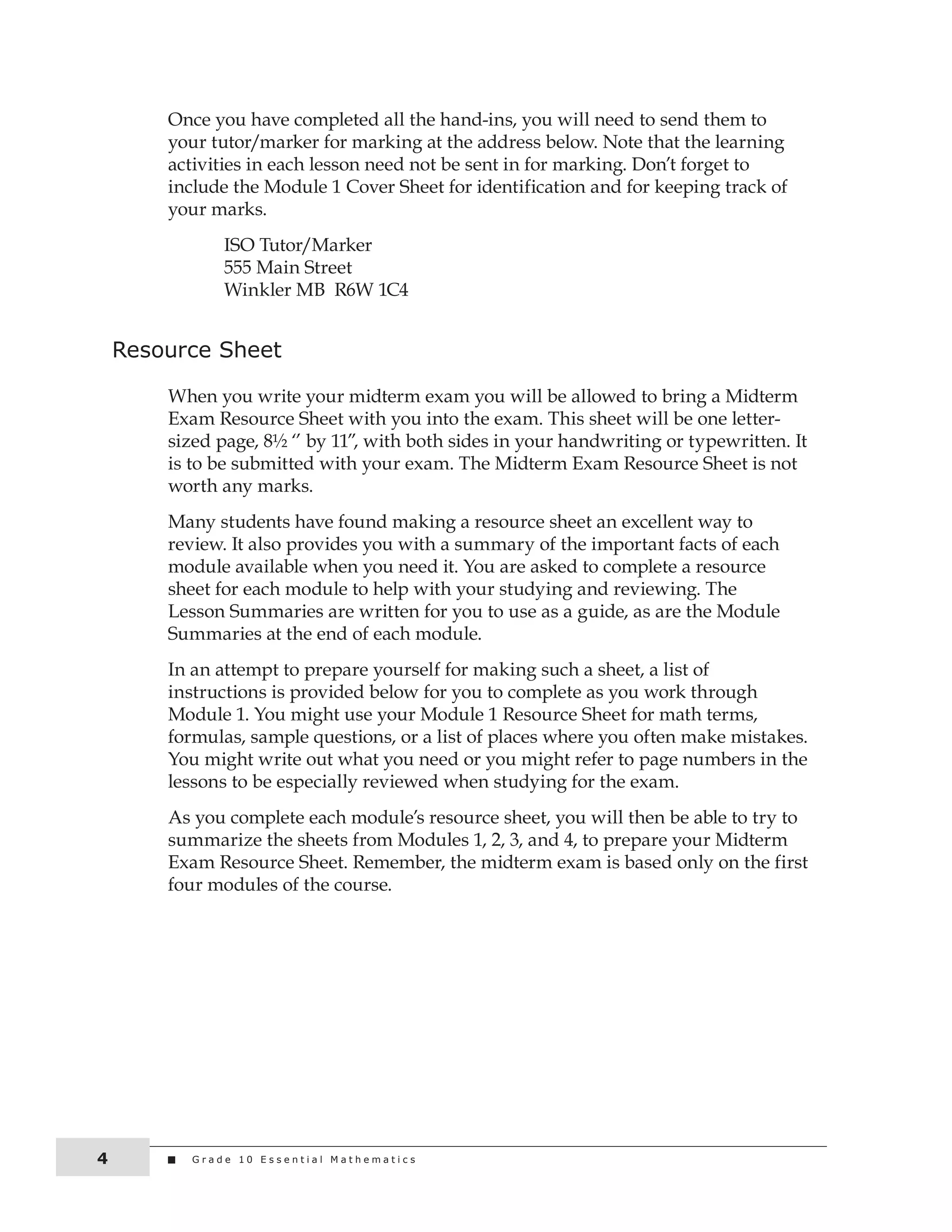 Grade 10 essential math | PDF