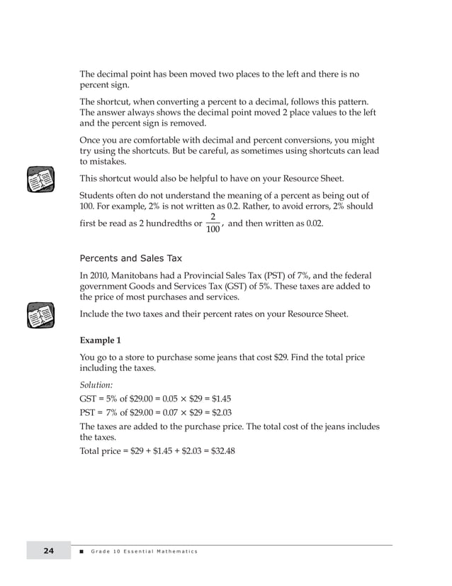 Grade 10 essential math | PDF