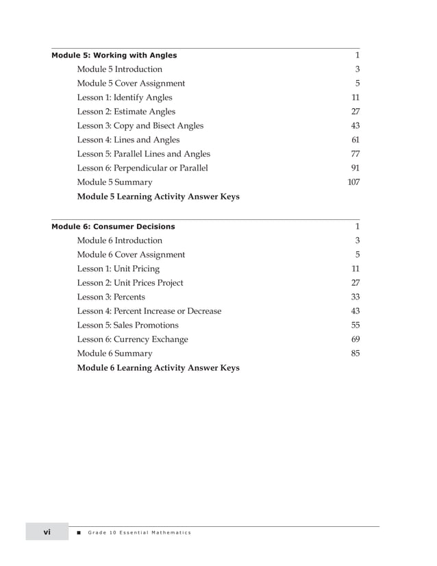 Grade 10 essential math | PDF