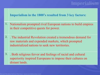 Gr 10 imperialism factors | PPTX