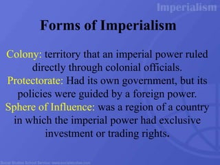 Gr 10 imperialism factors | PPTX
