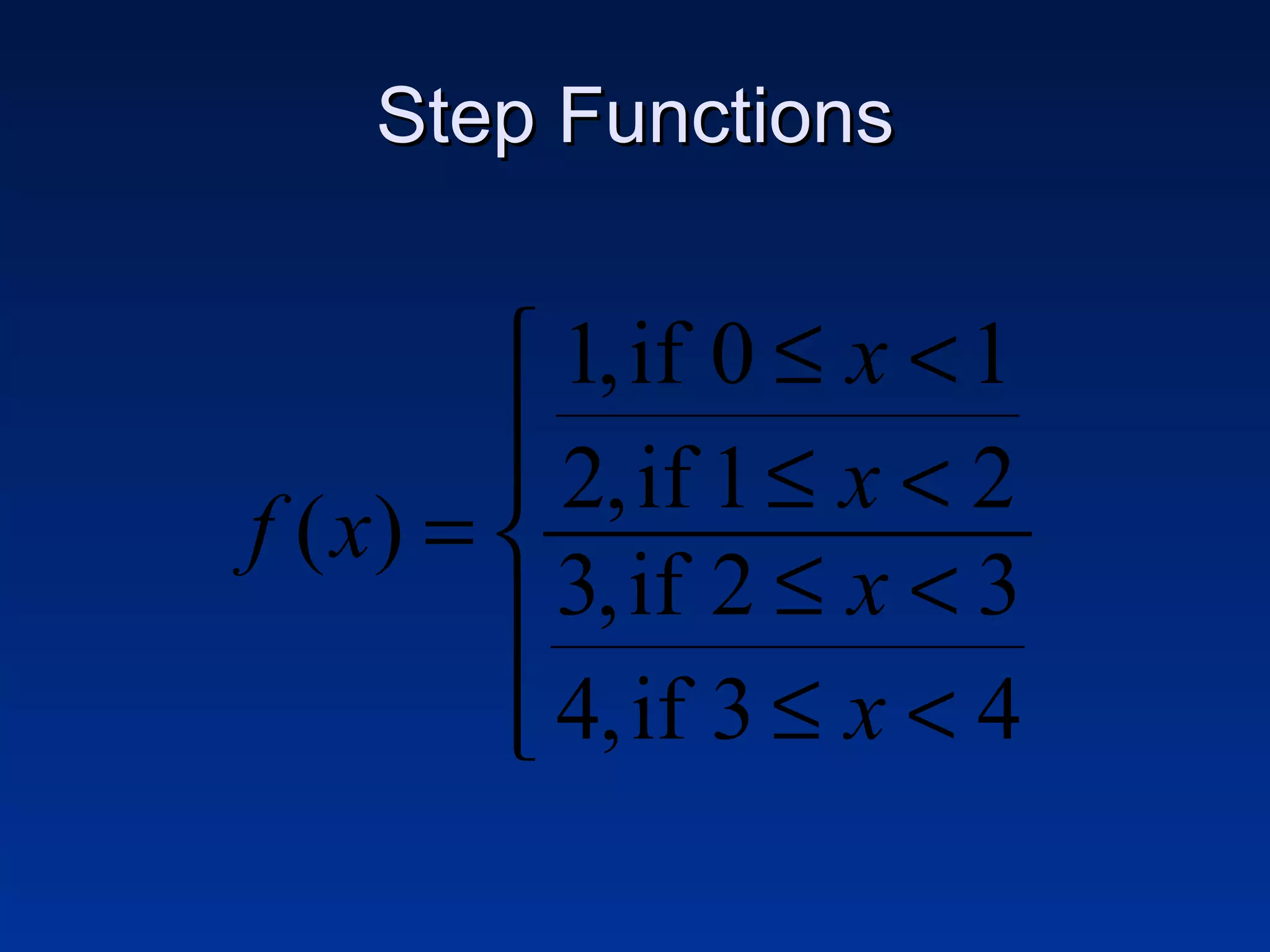 Gr10 piecewise functions | PPT