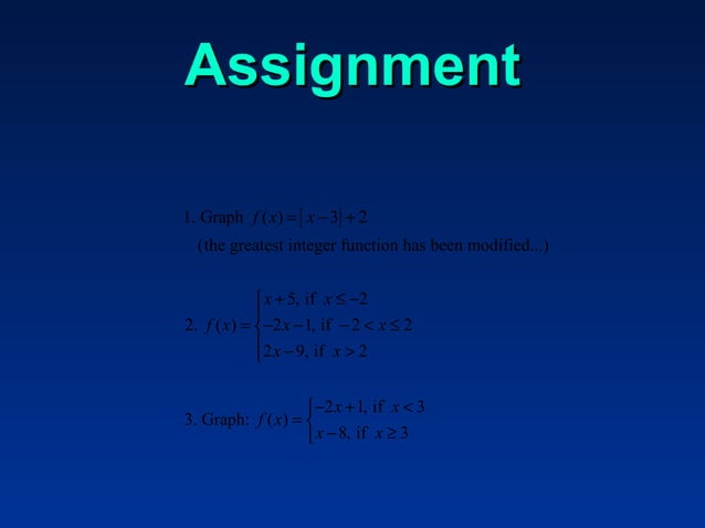Gr10 piecewise functions | PPT