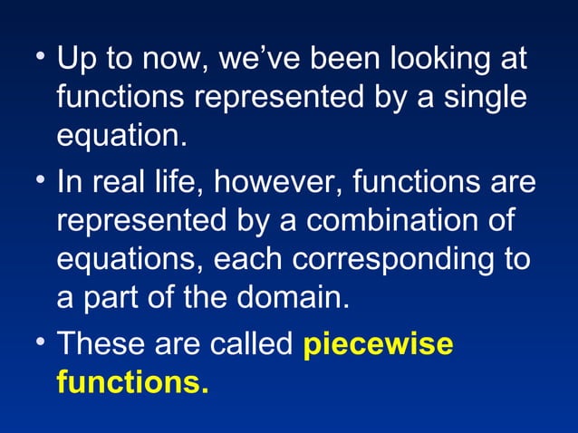 Gr10 piecewise functions | PPT