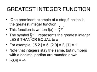 Gr10 step function ppt | PPT
