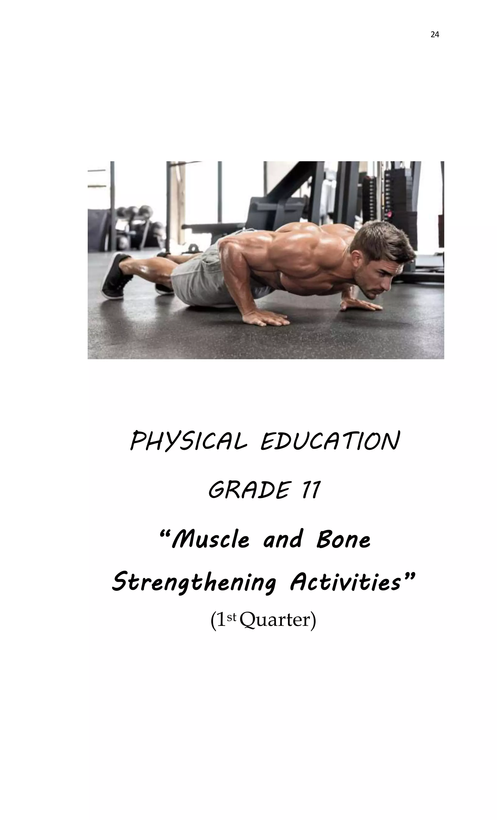 Grade 11 learning module on aerobic fitness and muscle-bone ...