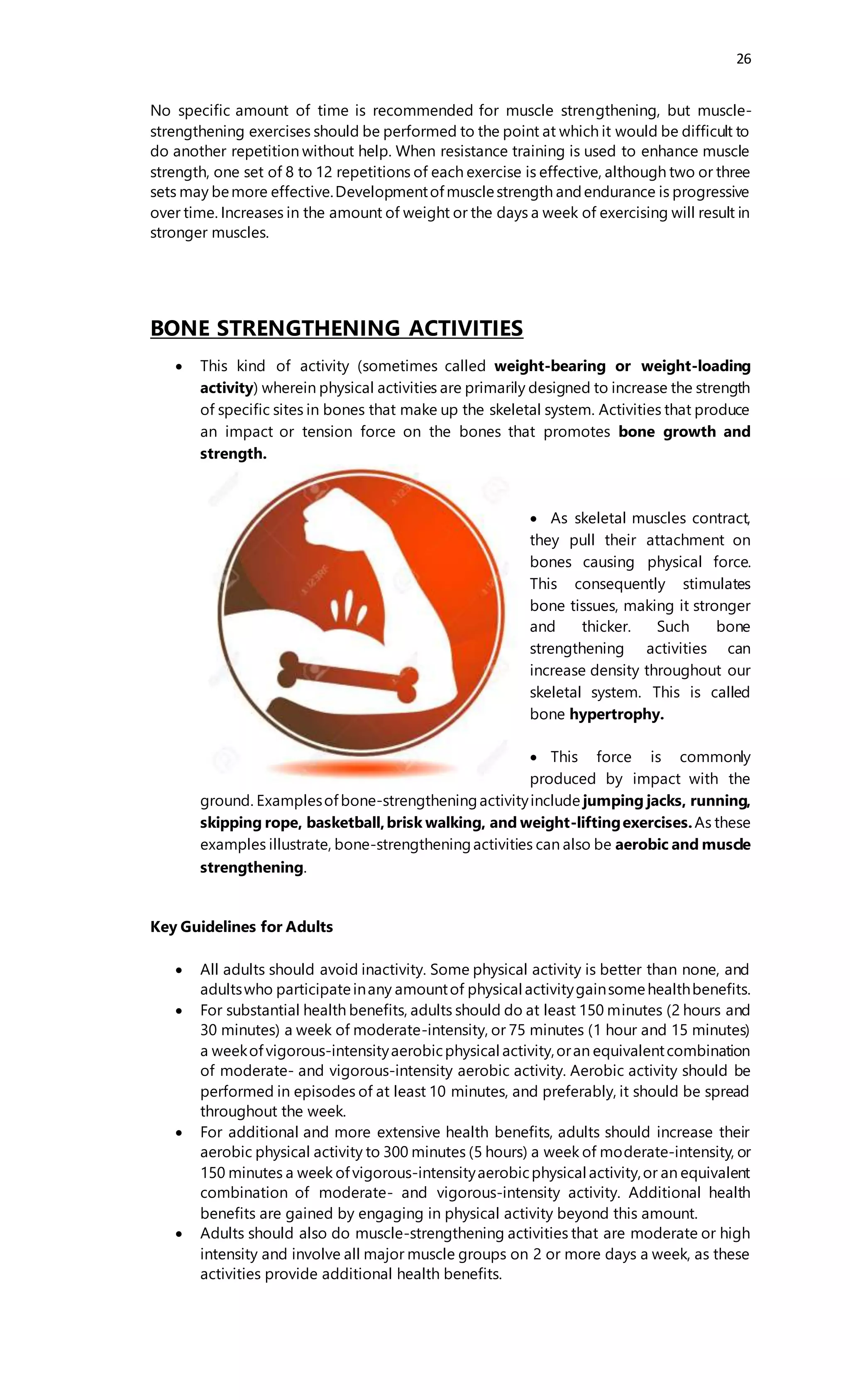 Grade 11 learning module on aerobic fitness and muscle-bone ...