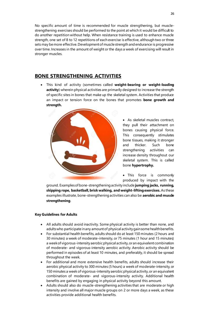 Grade 11 learning module on aerobic fitness and muscle-bone ...