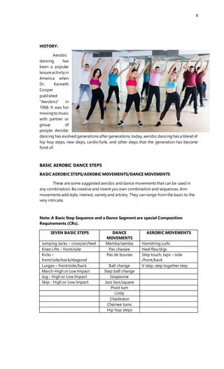 Aerobic Dance Steps