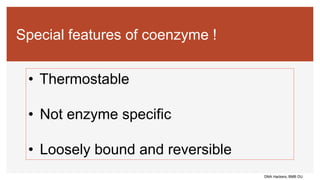 Coenzyme (Intro) | PPTX