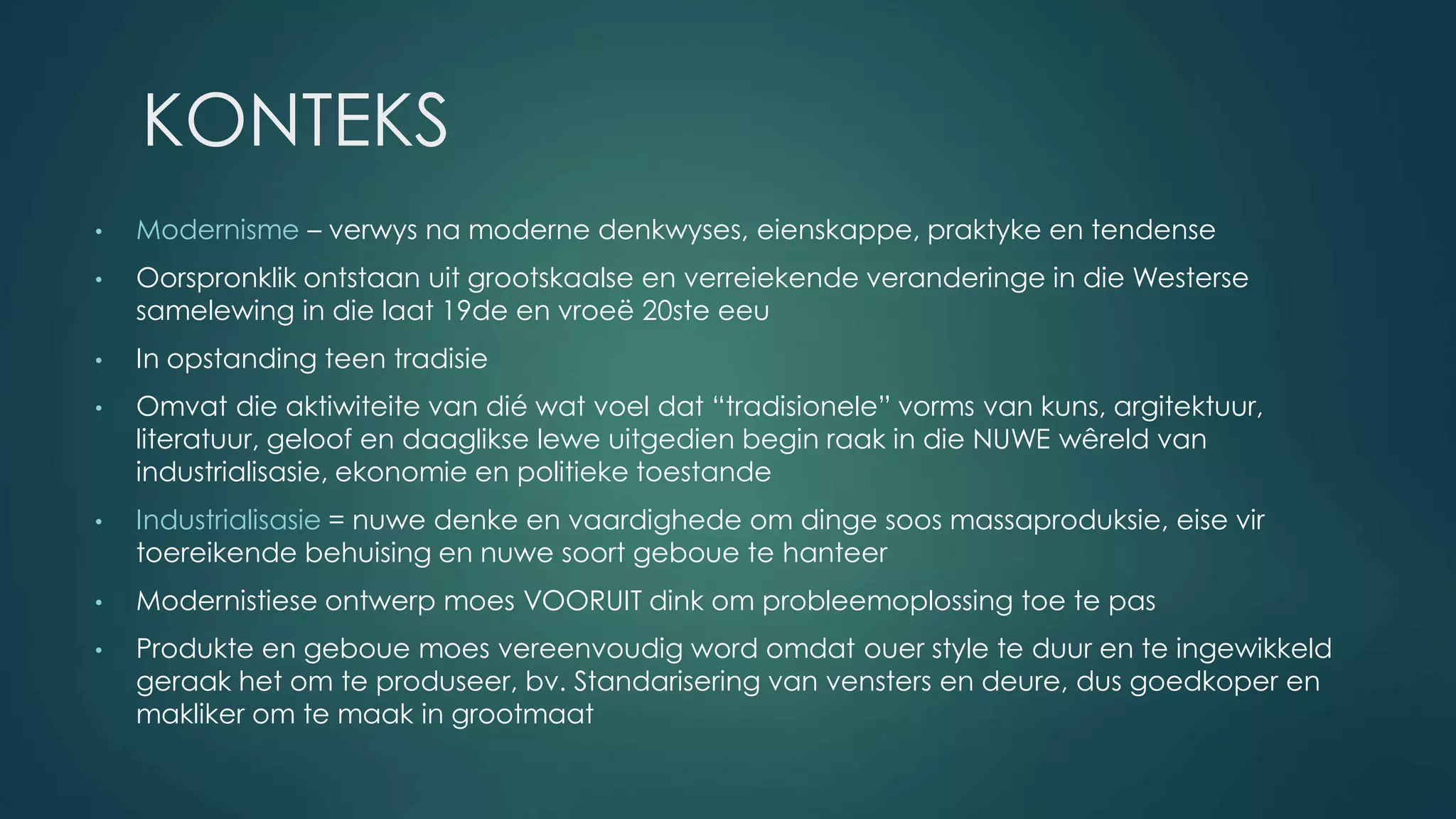 Gr11- Modernisme | PPT