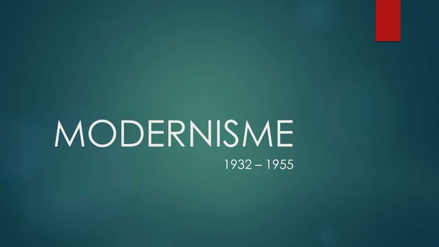 Gr11- Modernisme | PPT