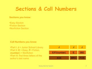 Dewey Decimal Classification System - The Library Sorting Game | PPT