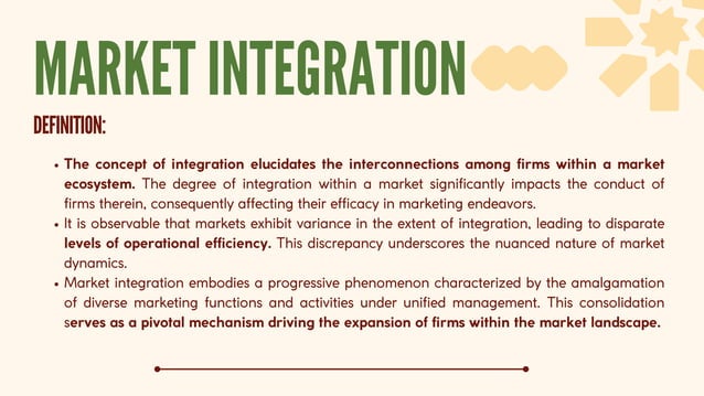 What is Market Integration and Its Types | PDF