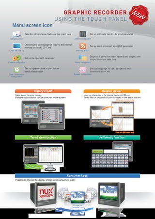 Registrador GR200 - Hanyoung NUX (www.nammisa.com) | PDF
