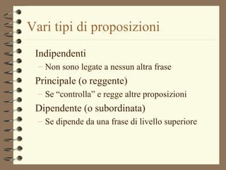 schemi di grammatica - analisi del periodo - 3media | PPT