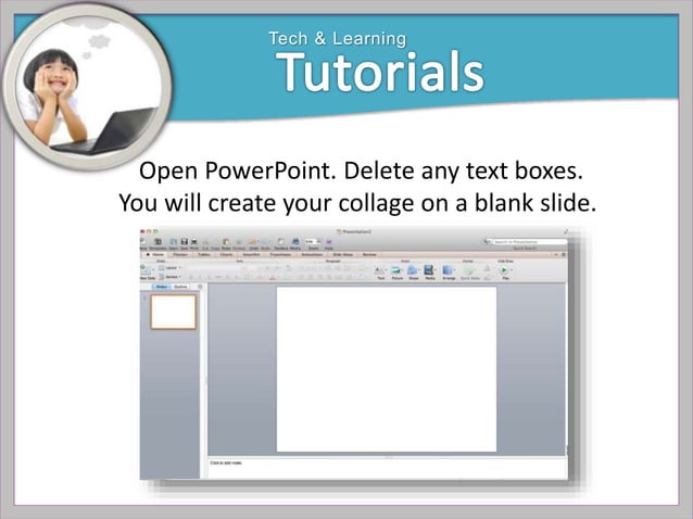 How to Make a Photo Collage with PowerPoint | PPTX | Photo Editing ...