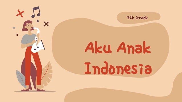 Grade 4 Bahasa Indonesia - Bab 7 Aku Anak Indonesia | PPTX