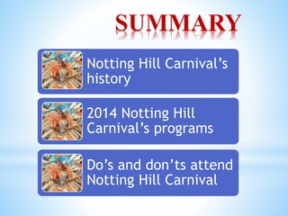 Notting Hill Carnival | PPTX