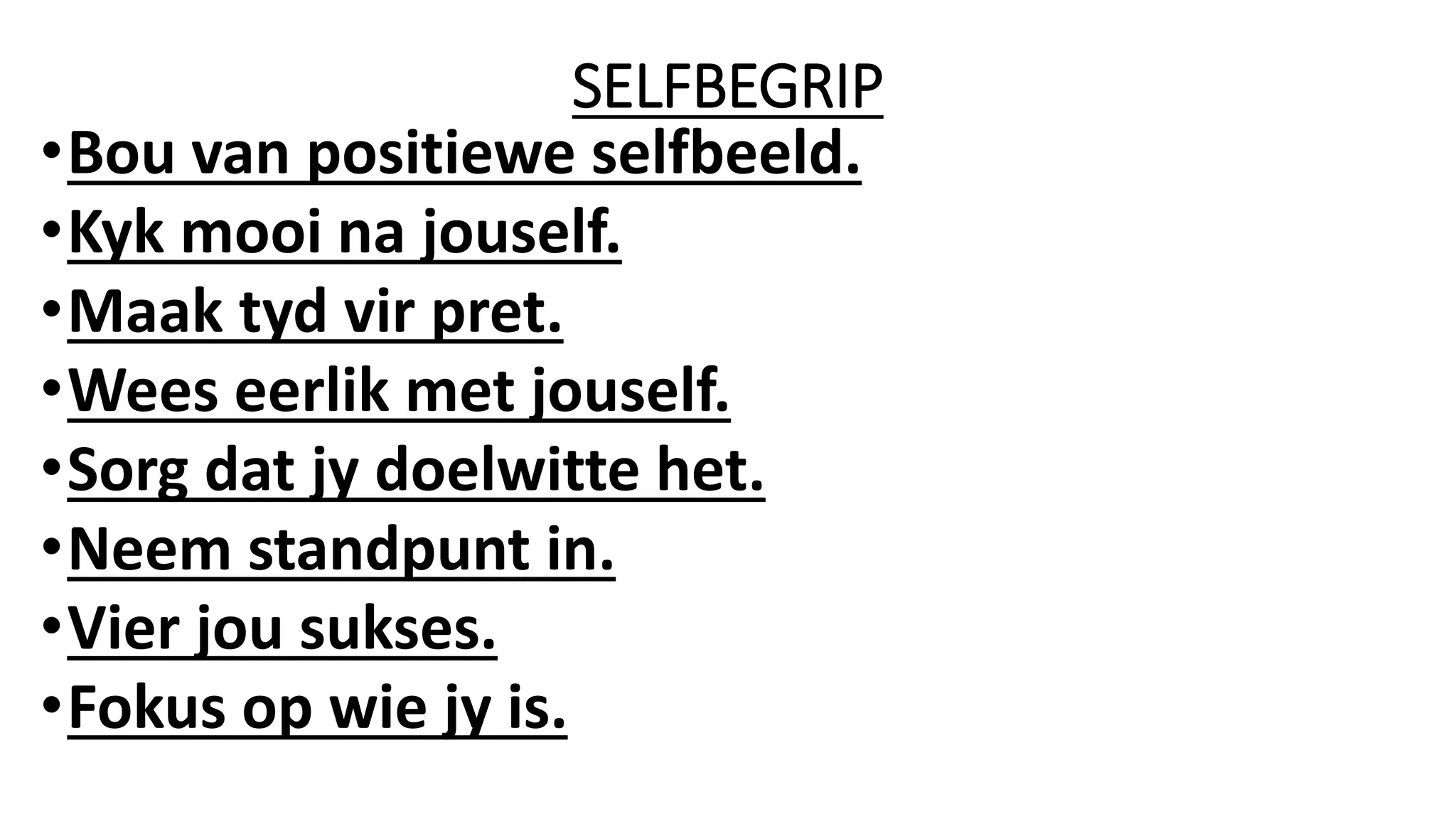 Gr 5 lv - selfbegrip - 27 jan 2021 | PPT