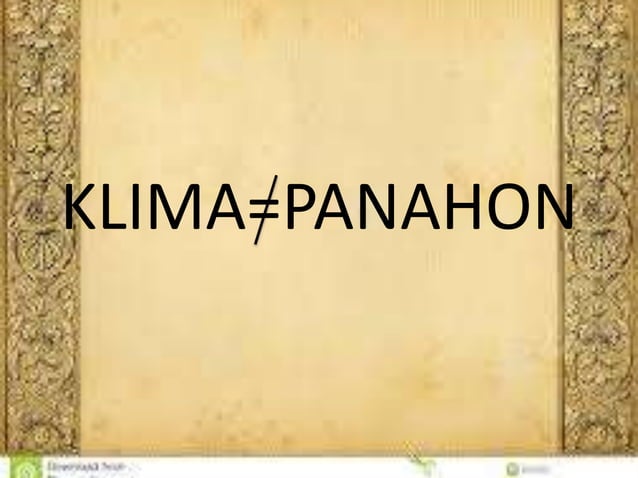 Gr 5 panahon at klima | PPTX