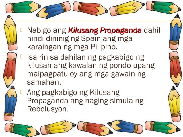 kilusang propaganda | PPT