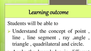 Gr 6 maths basic geometrical ideas BY Vishal.M SVCS | PPT