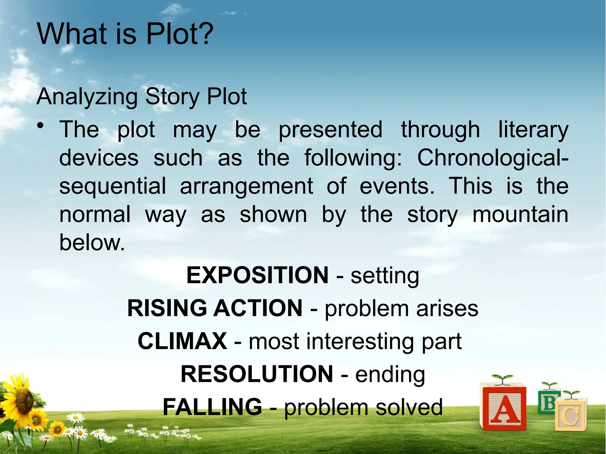 GR 6 Elements-of-the-Story-Plot.POWERPOINT | PPTX