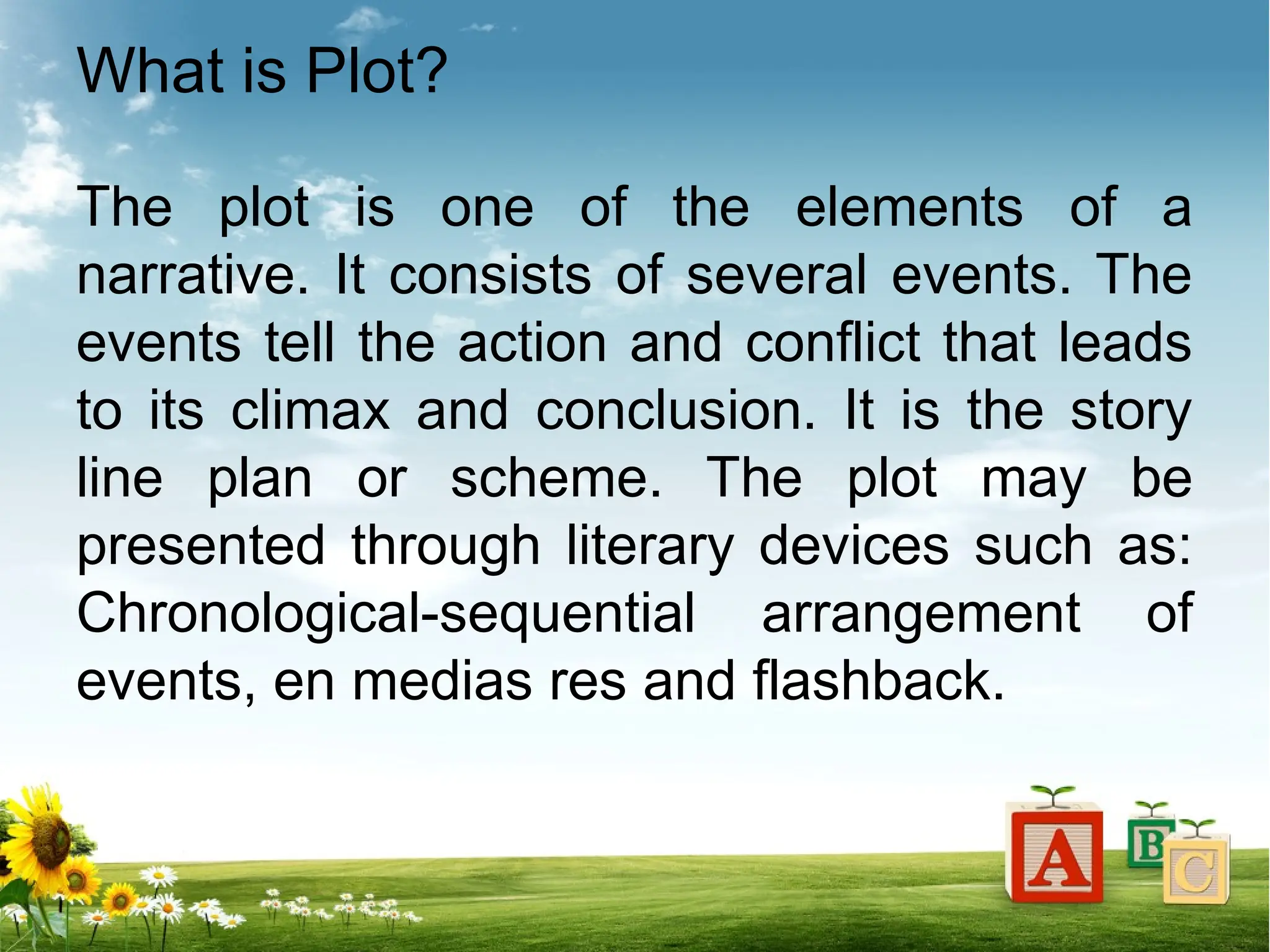 GR 6 Elements-of-the-Story-Plot.POWERPOINT | PPTX