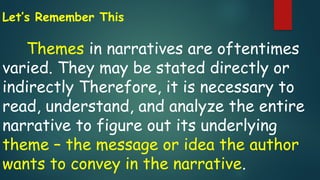GR 6 evaluate-narratives. POWERPOINT PRESENTATION | PPTX