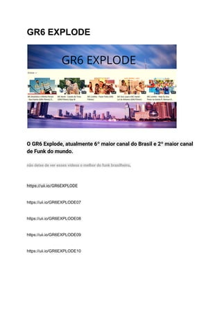 GR6 EXPLODE | PDF