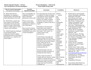 Gr6 S S Pacing Guide Laudani 08 09 | PPT