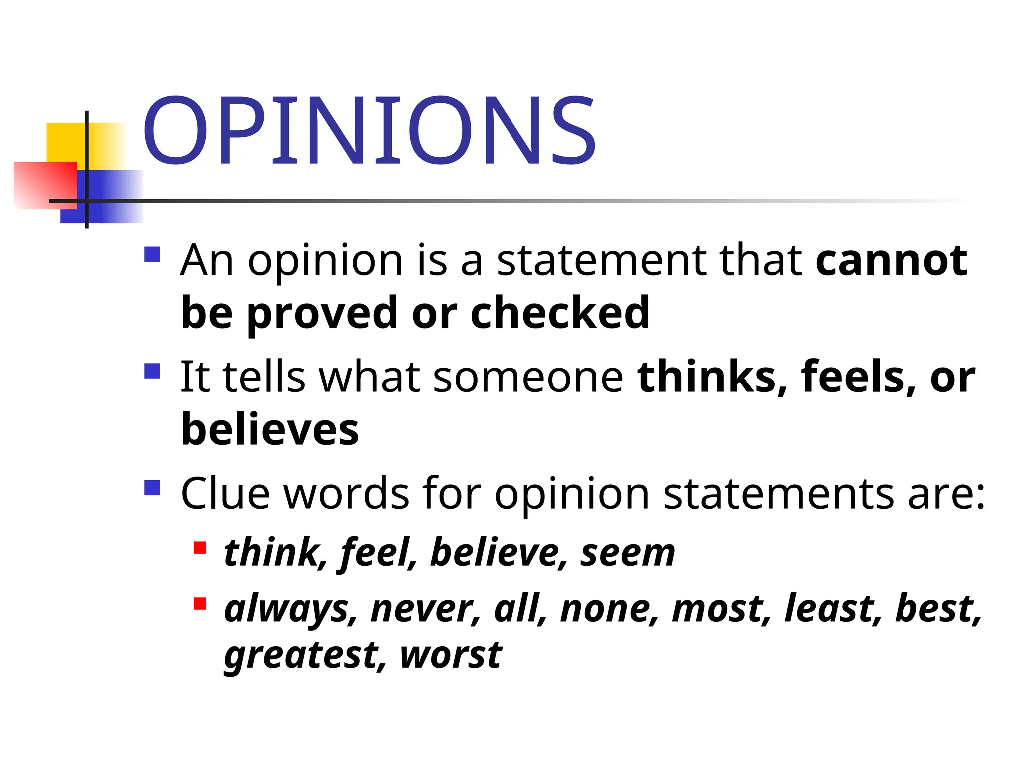 GR 7-Fact-and-Opinion.POWERPOINT PRESENTATION | PPT