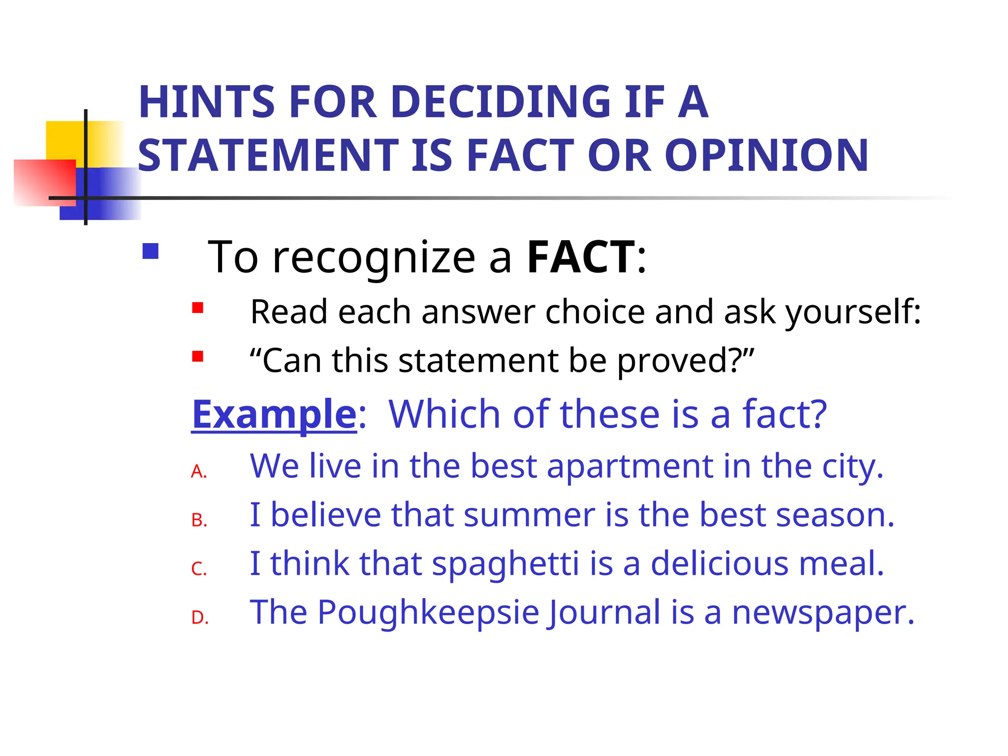GR 7-Fact-and-Opinion.POWERPOINT PRESENTATION | PPT