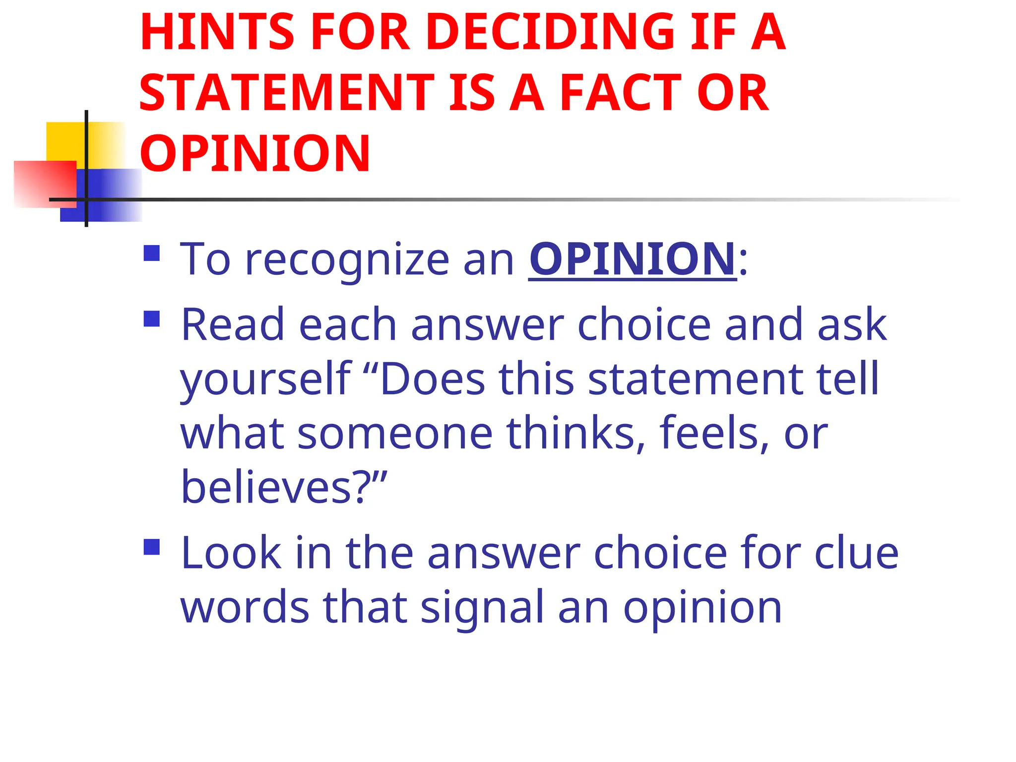GR 7-Fact-and-Opinion.POWERPOINT PRESENTATION | PPT