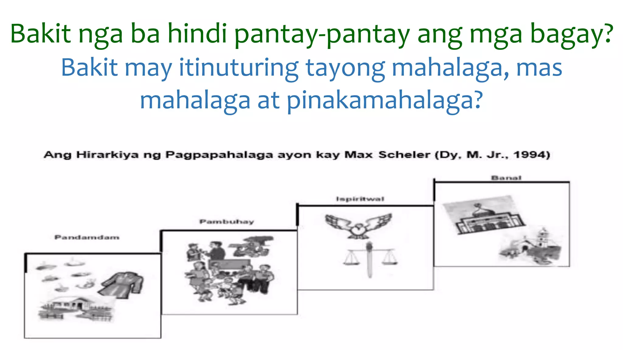 ESP 7 Modyul10 Hirarkiya ng Pagpapahalaga | PPTX