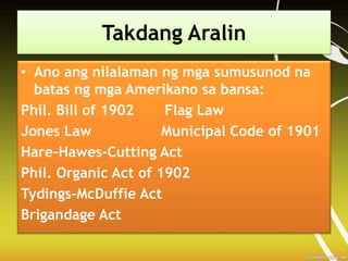 Gr7 4 q pananakop ng us sa pilipinas2 | PPT