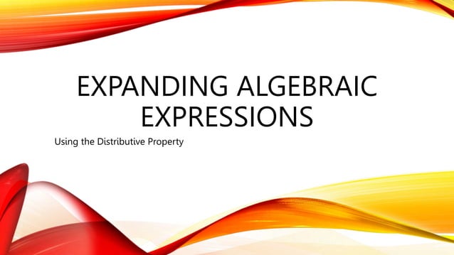 GRADE 7 Algebraic Expressions PowerPoint | PPTX