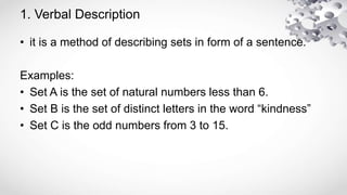 GRADE 7 Language Of Sets PowerPoint Presentation | PPTX