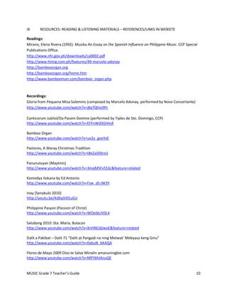 Gr 7 music teacher's guide | DOCX