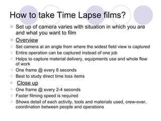 Time Lapse Photography Applications.Ppt