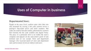 Uses of Computer | PPT