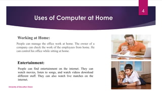 Uses of Computer | PPT