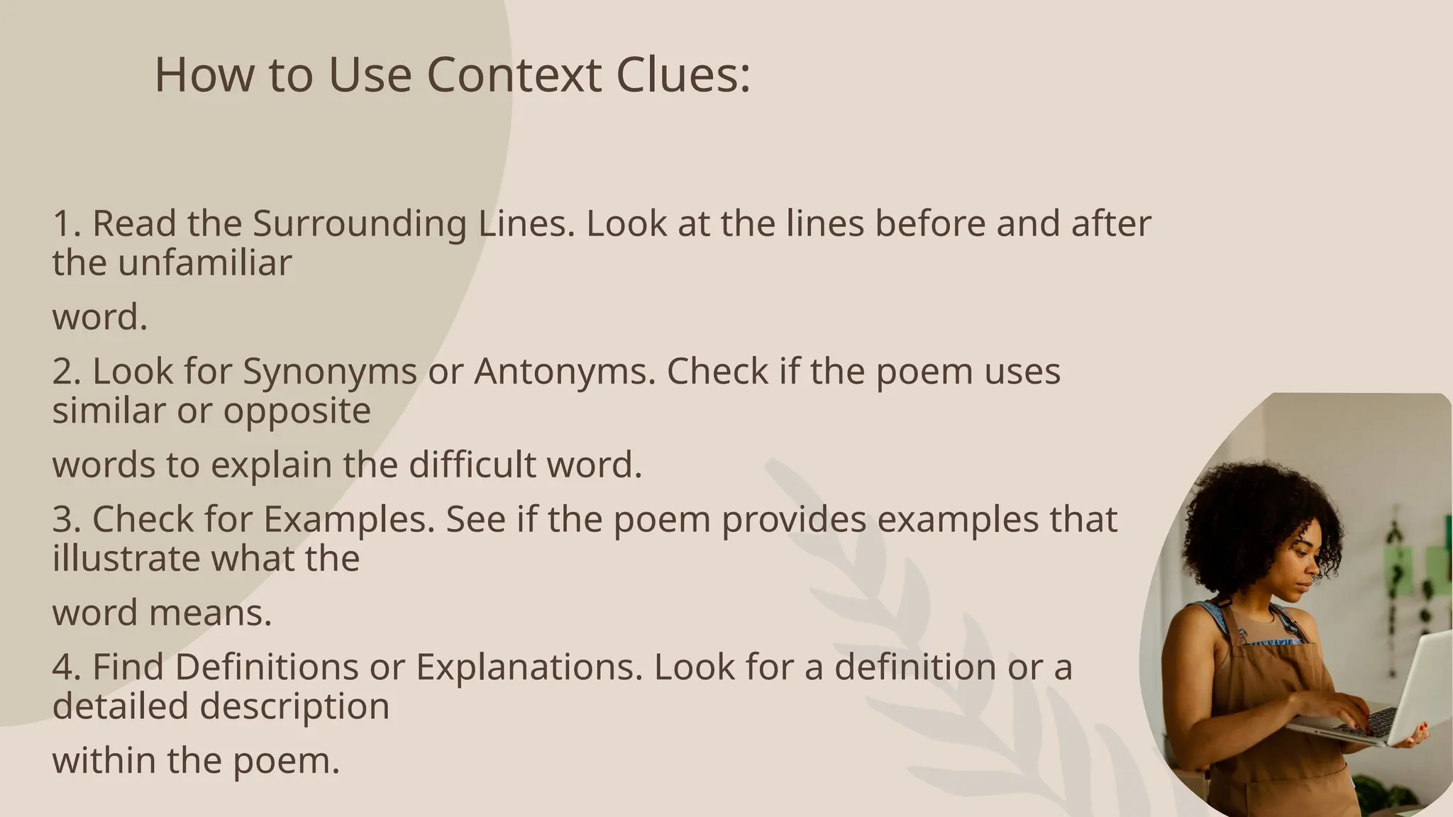 Poetry Context Clues, Affixes and Author | PPTX