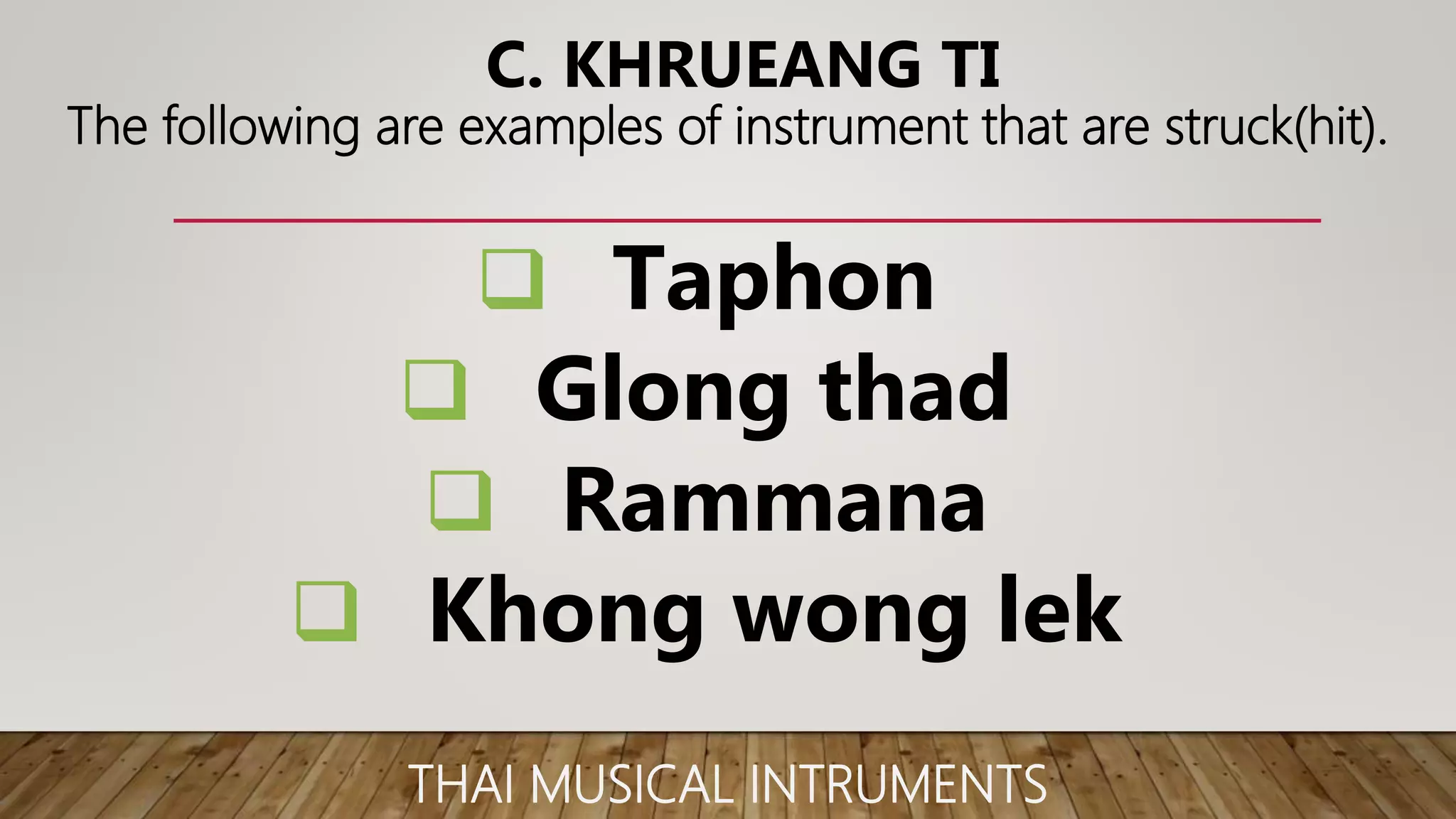 Gr 8 music of Thailand | PPTX