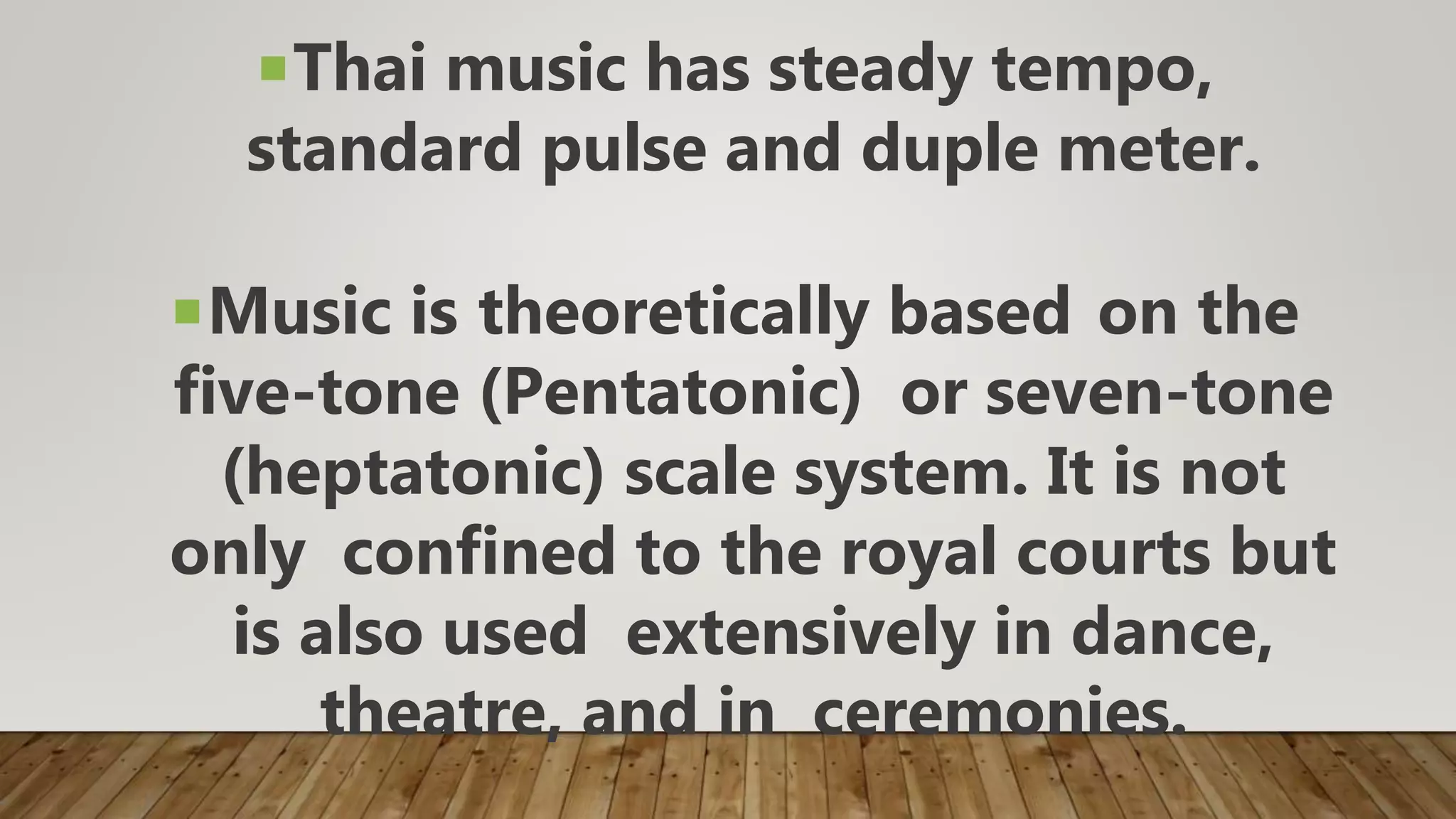 Gr 8 music of Thailand | PPTX