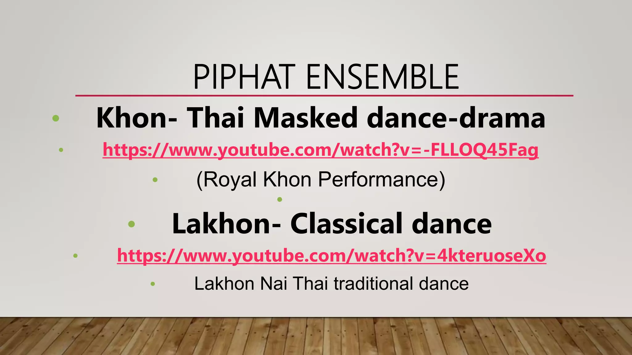 Gr 8 music of Thailand | PPTX